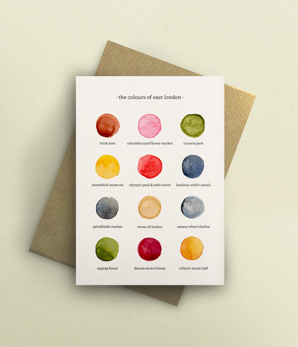 The Colours of East London Card – bytillyillustration