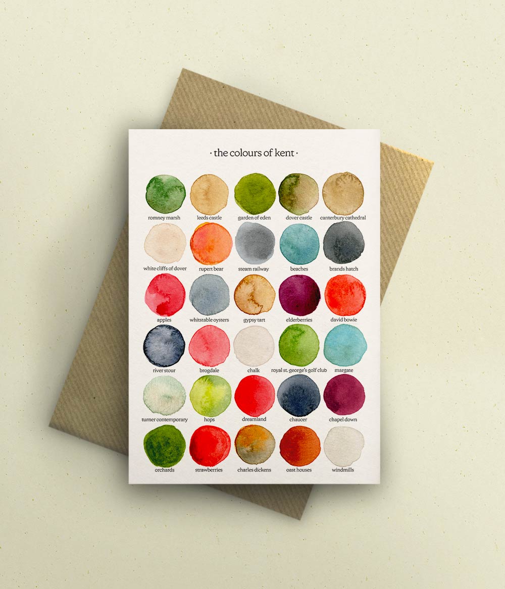 The Colours of Kent Card – bytillyillustration