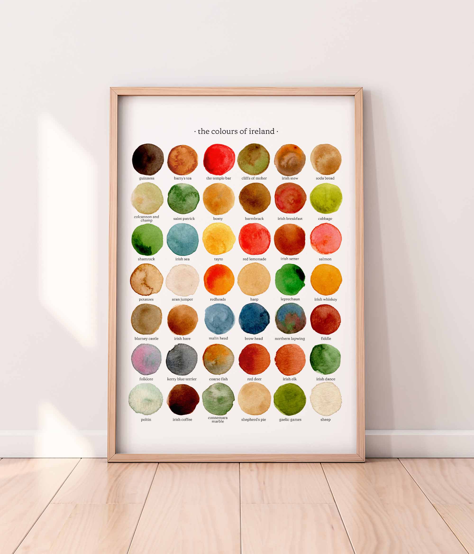 The Colours of Ireland Print – bytillyillustration