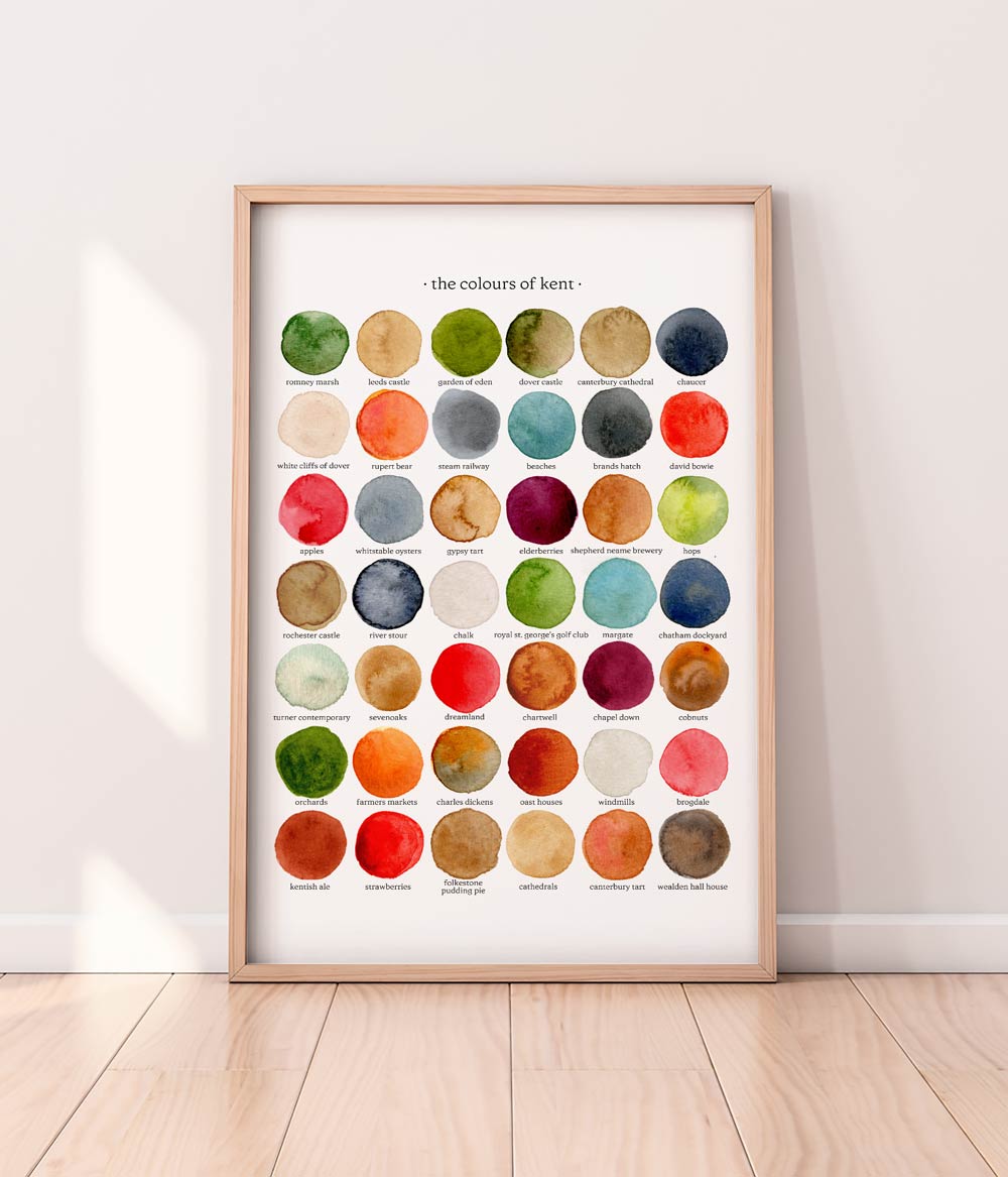 The Colours of Kent Print – bytillyillustration