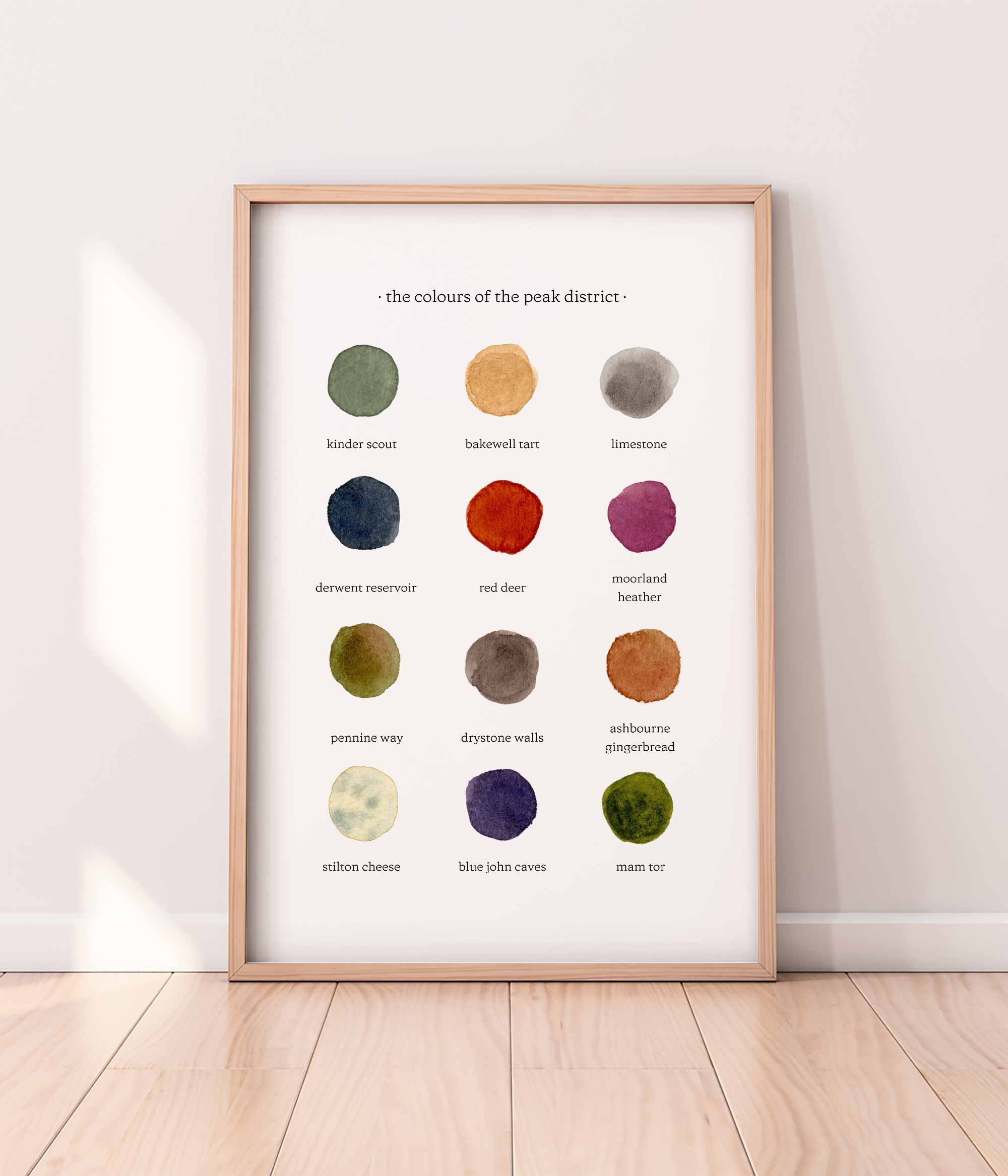 The Colours of The Peak District Print – bytillyillustration
