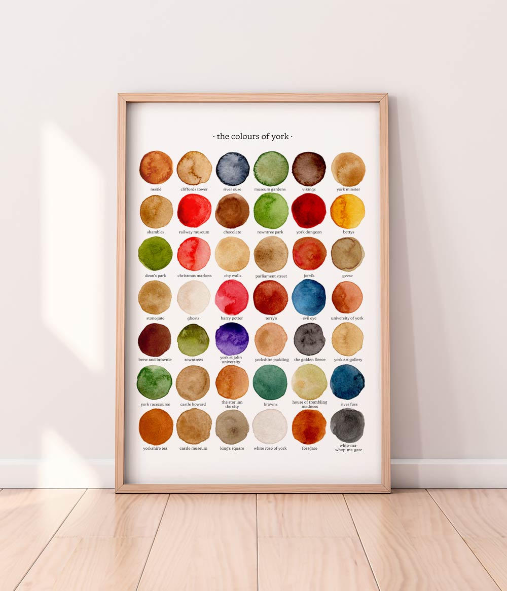 The Colours of York Print – bytillyillustration