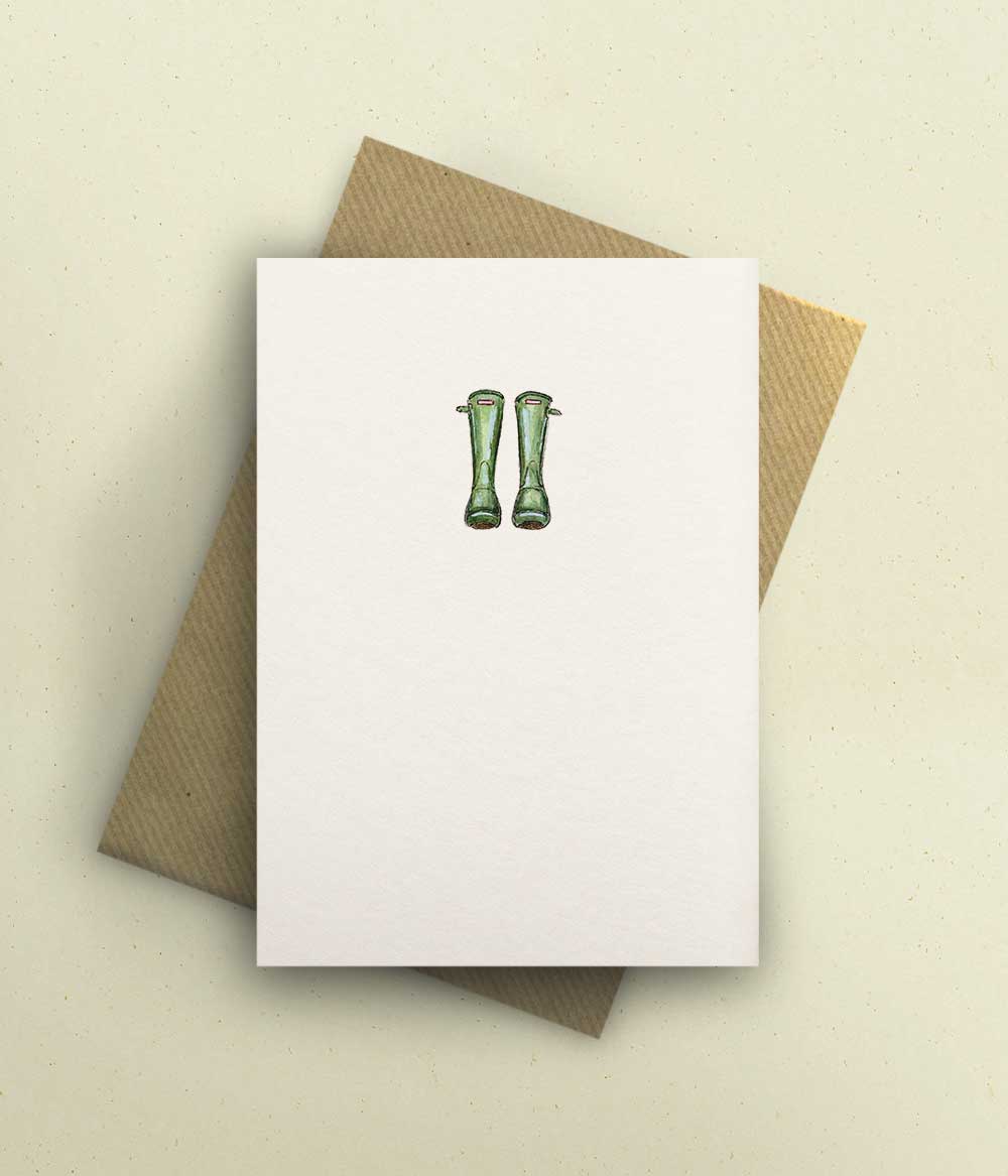 Wellies Card – bytillyillustration